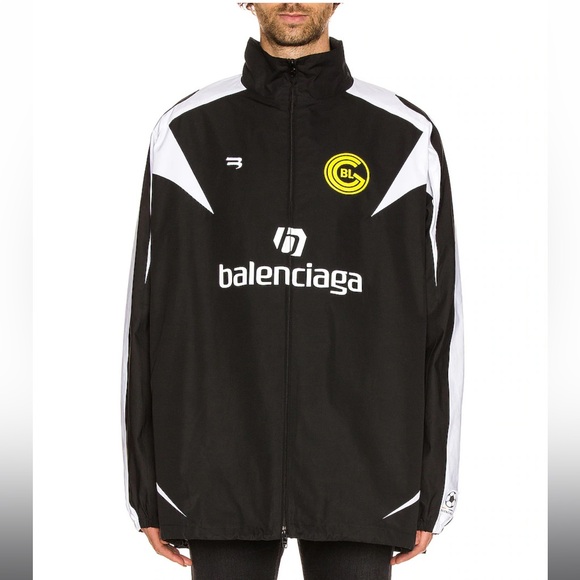 Balenciaga | Jackets & Coats | Brand New Balenciaga Soccer Zip Up ...